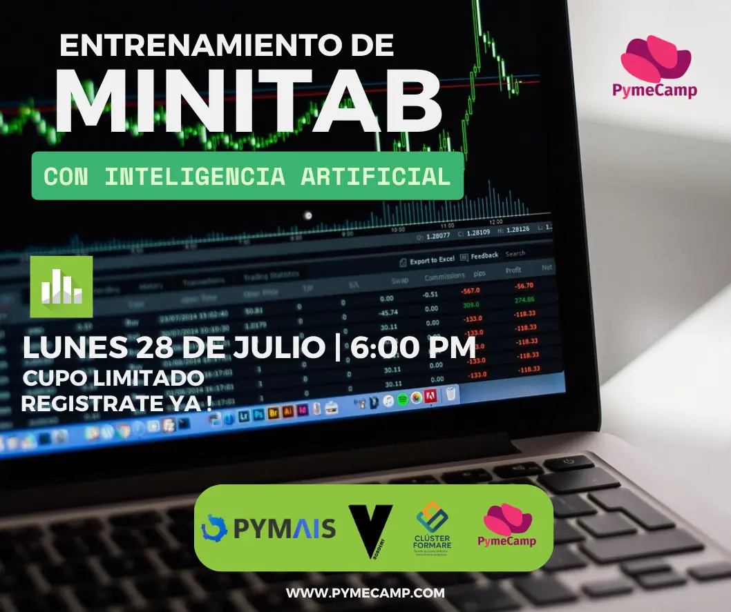 Entrenamiento de Minitab con IA | PymeCamp